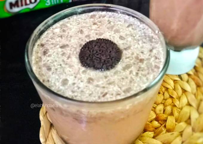 Resep Es Milo Oreo oleh Bunda Ela - Cookpad