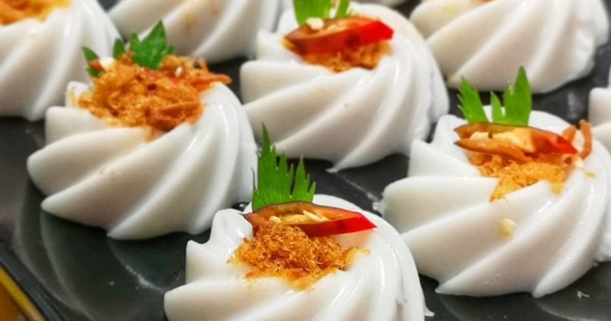 Resep kue talam abon rumahan enak dan mudah - Cookpad