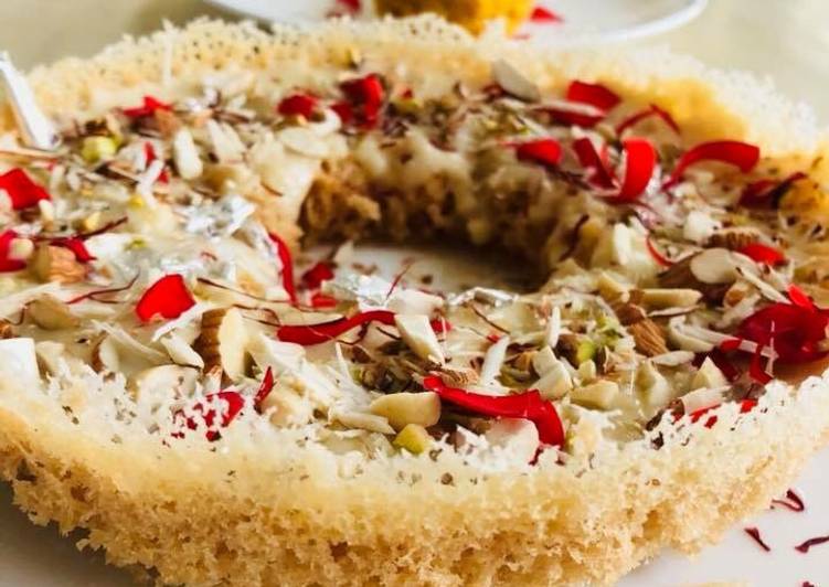 Ghevar Recipe by Chef Deepak Rao - Cookpad