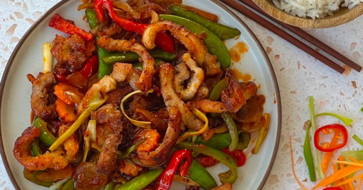 Sweet And Spicy Crispy Pork Recipe by Yui Miles - Cookpad