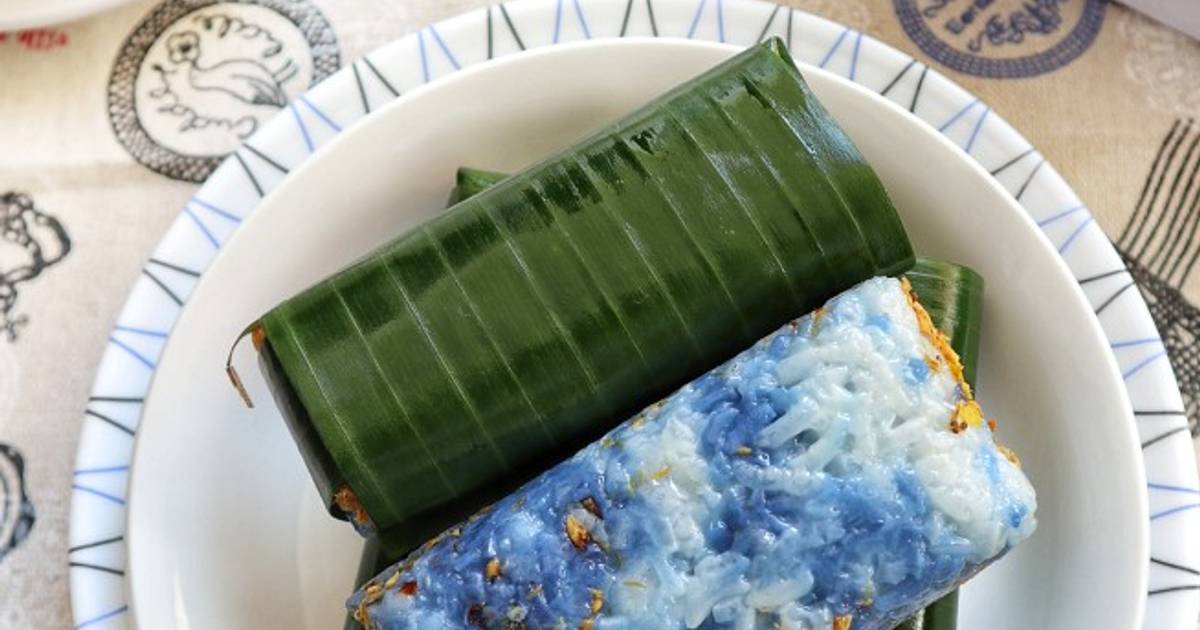 Resep Lalampa Bunga Telang oleh Yulia Prattiwi - Cookpad