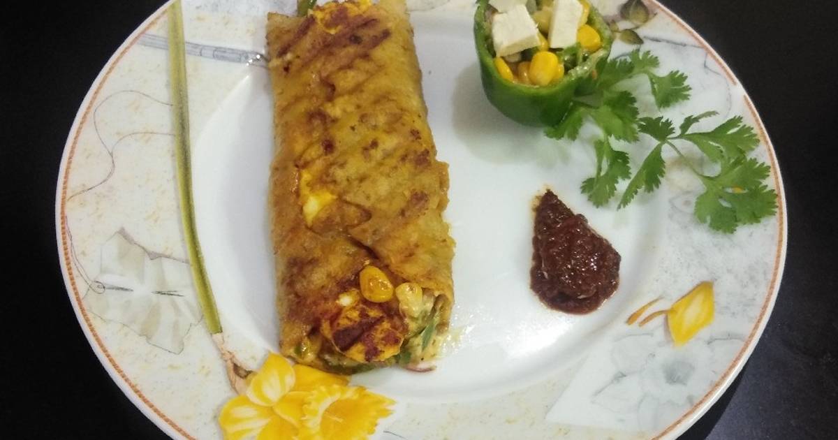 Cheese corn wrap Recipe by Sandeep Kaur Shingari - Cookpad