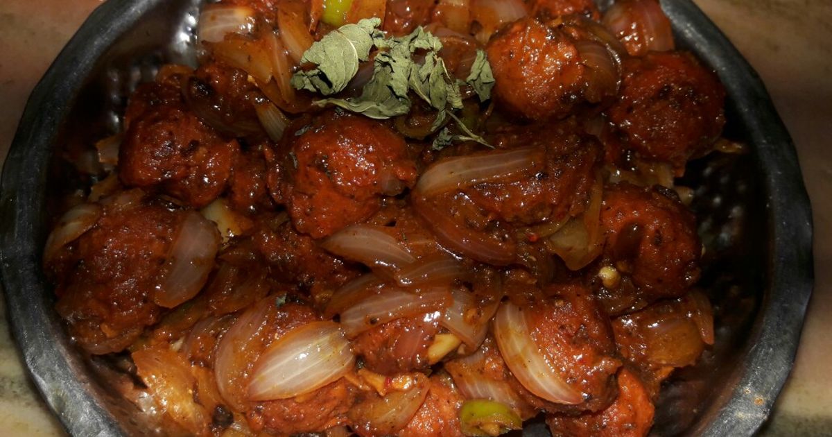 Soya Chunks Chilli Manchurian Recipe by Disha Arora(Selfi Queen) - Cookpad