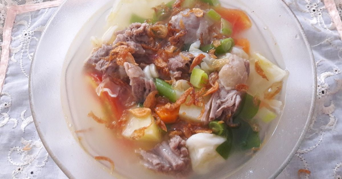 Resep Sop Daging Ala Oma oleh Ferry Soehardja - Cookpad