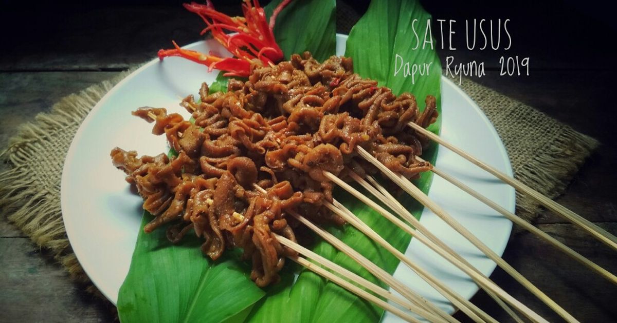 Resep Sate Usus Khas Angkringan oleh Putri(Dapur Ryuna) - Cookpad