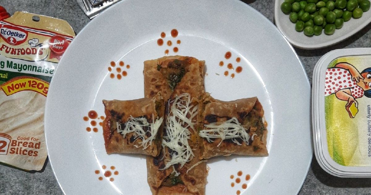 Bela Doshi દ્વારા રેસીપી રોટી રોલ (Roti Roll Recipe In Gujarati) - કૂકપૅડ