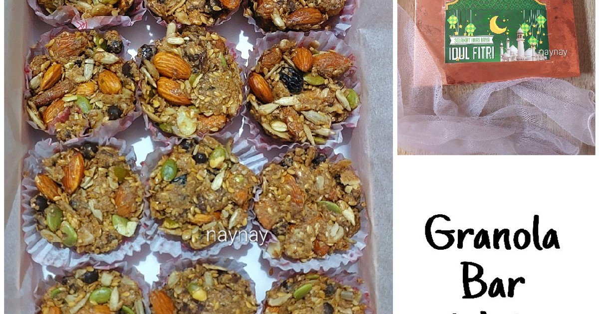 26 resep granola bar coklat enak dan mudah - Cookpad