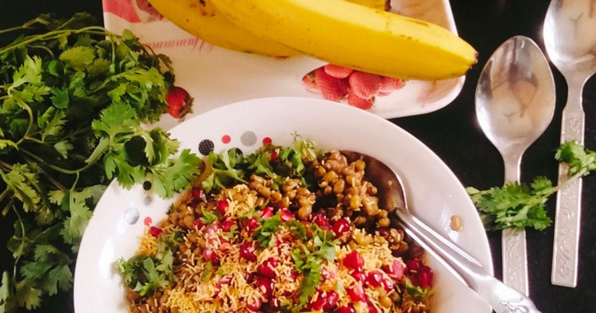 Moong Dal Chaat 😋 (Green Grams 😋 Chaat) Recipe by Jyoti Prakash ...