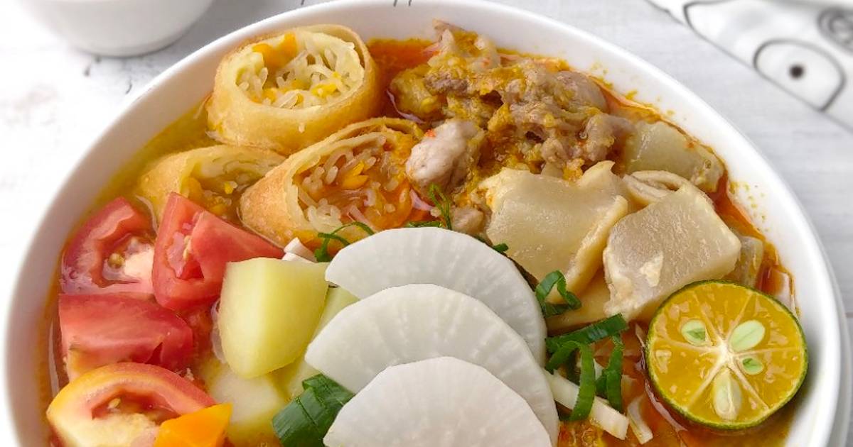 Resep Soto Mie Bogor oleh 🍒 Tania Helena 🍒 - Cookpad