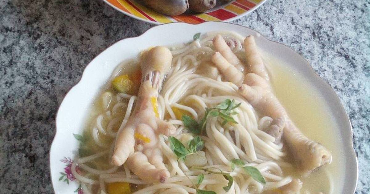 Sopa de patitas Receta de Mercedes Huaman Flores- Cookpad