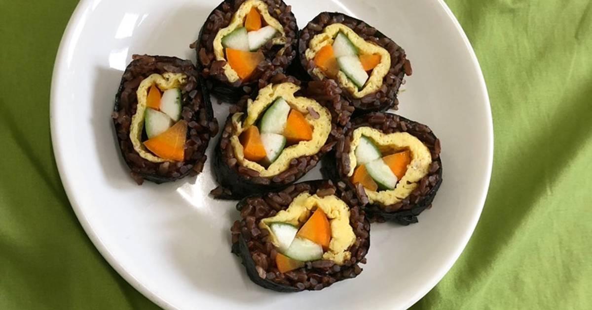 Cách Làm Món Kimpap gạo lức của Ching Ching - Cookpad