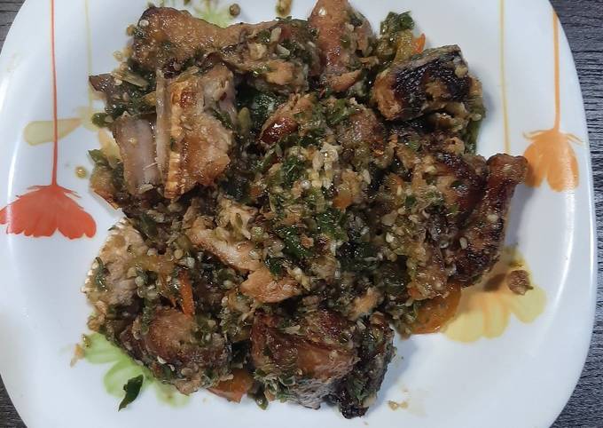 Resep Ikan Pari Asap Cabe Hijau oleh Alifah Lestari - Cookpad