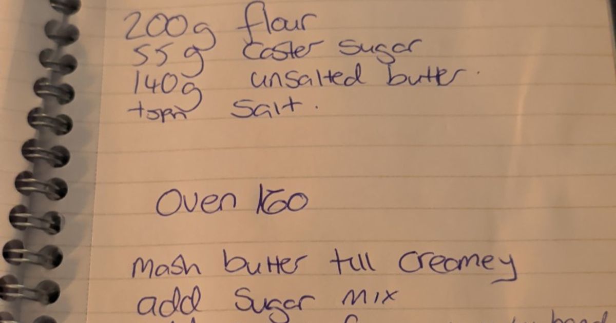 Postman's Shortbread Recipe by Stephen Heaps - Cookpad