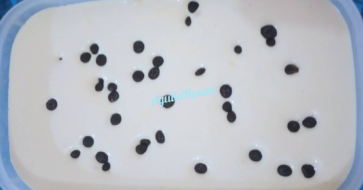 Resep Es cream jeruk nutrisari home made oleh Ayu Liahasan - Cookpad