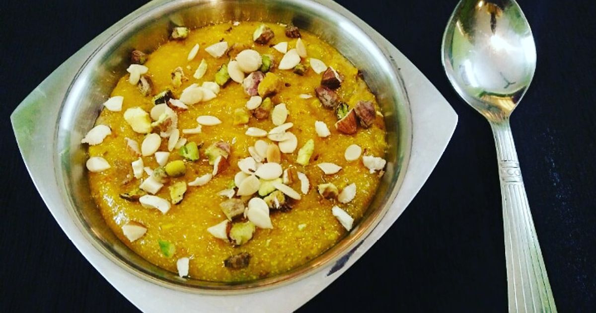 Badam Halwa (Almond Halwa Indian Dessert) Recipe by DrSwati Verma - Cookpad