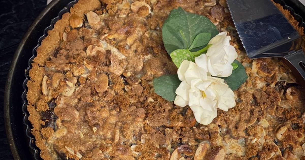 طريقة عمل تارت البسكويت بالتمر والمكسرات على اصولها بطريقة سهلة وسريعة ...