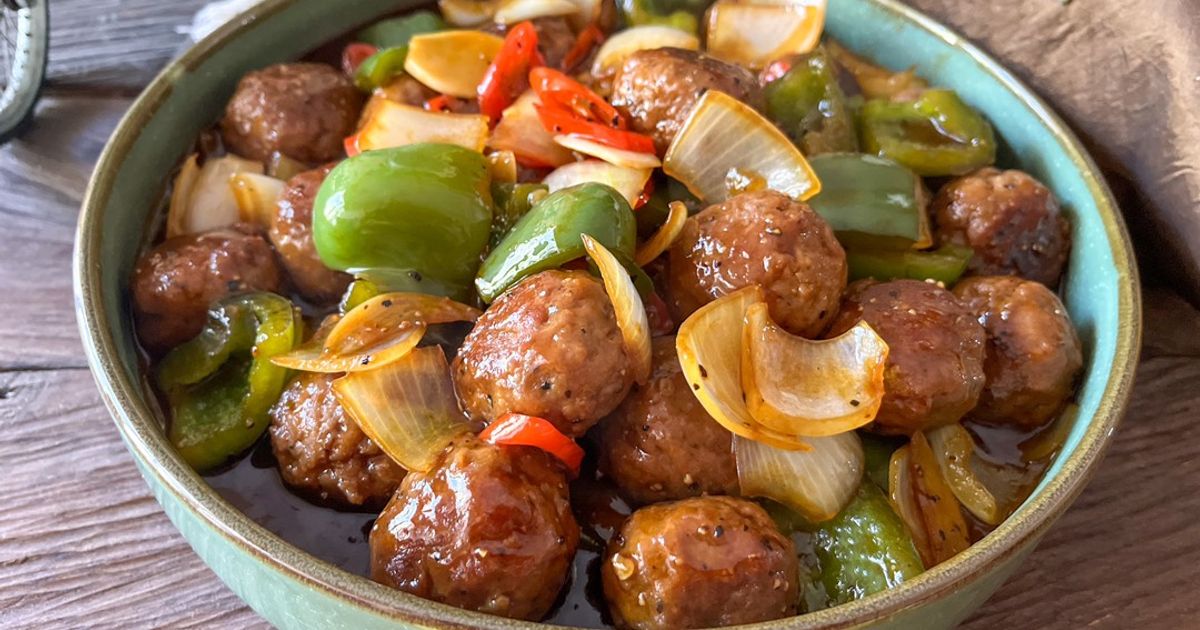 Resep Blackpapper Meatball oleh dine kitchen - Cookpad