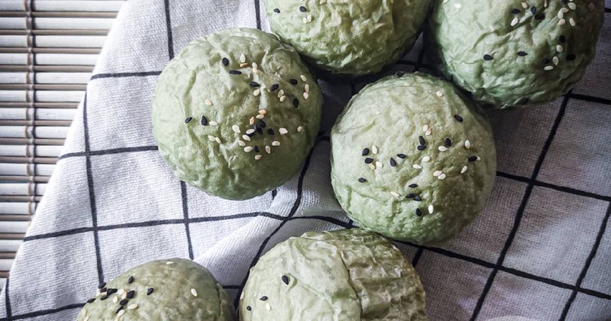 Resipi Green Spirulina Mini Burger Buns oleh Maisarah Mamat - Cookpad
