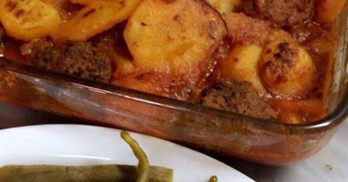 Baked Kofta Tray Recipe By مها حمدي
