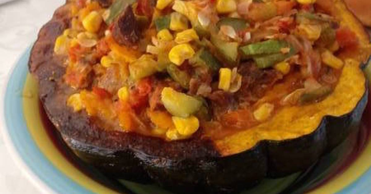 Zapallo relleno Receta de Belén Lombino- Cookpad