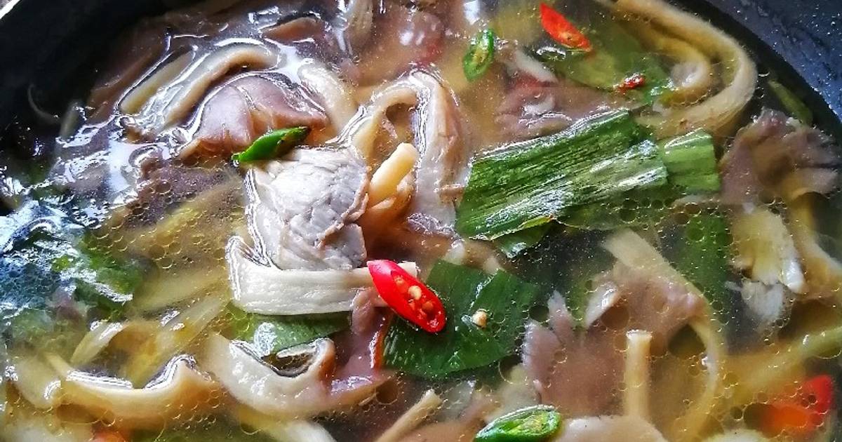 31 resepi resepi sup cendawan tiram mudah yang sedap dan mudah oleh ...