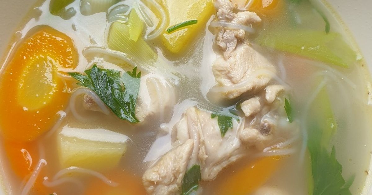 Resep Sup Ayam Laksa oleh Wahyuni - Cookpad