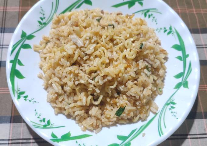 Resep Nasi Mawut Mie Instant oleh Widjie Astuti - Cookpad