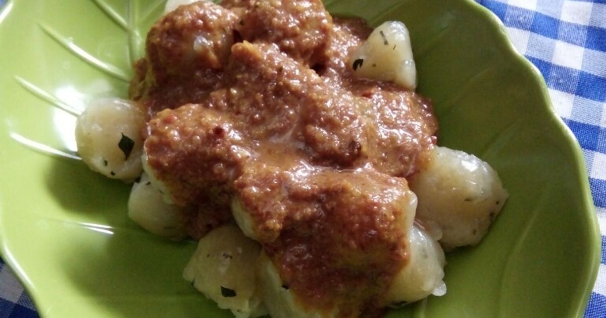 Resep Cilok Saos Kacang oleh Zalfaa' Kitchen - Cookpad