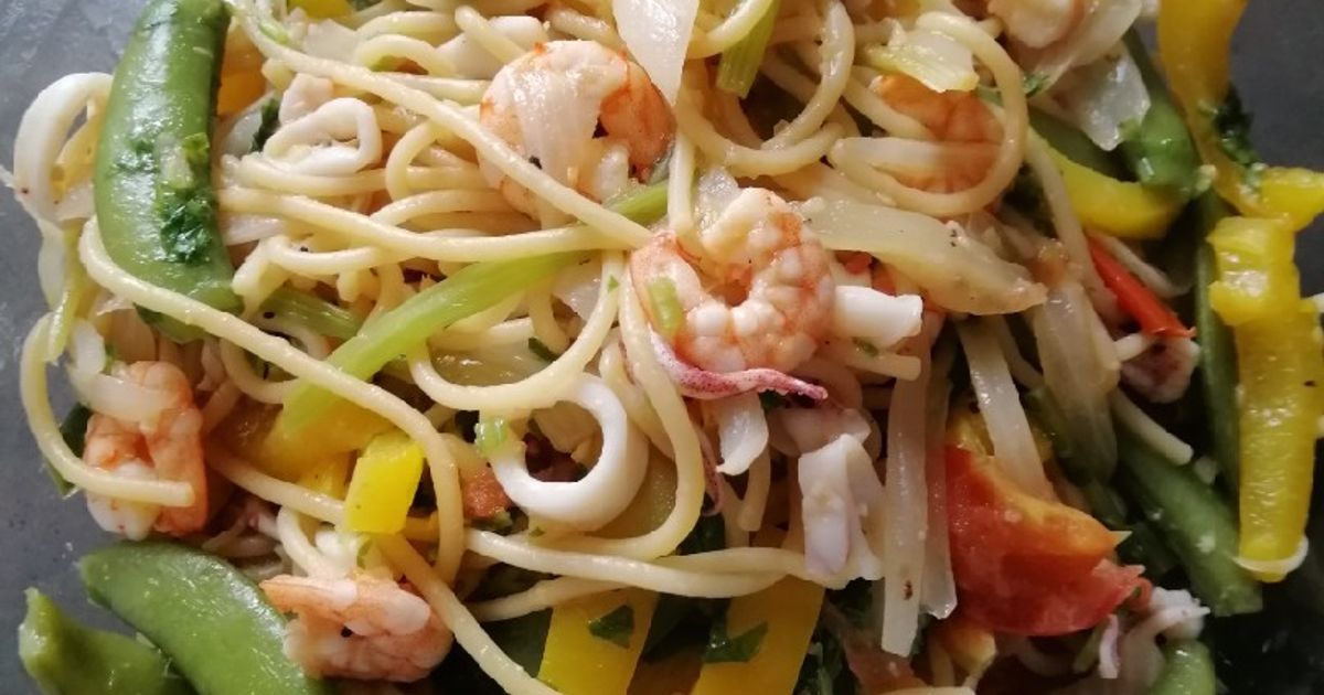 Seafood Spag Recipe By Meme