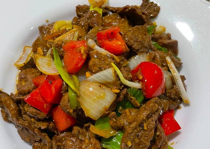 Resep Sapi Lada Hitam (Beef Black Pepper) Edisi Baru oleh Cooking with ...