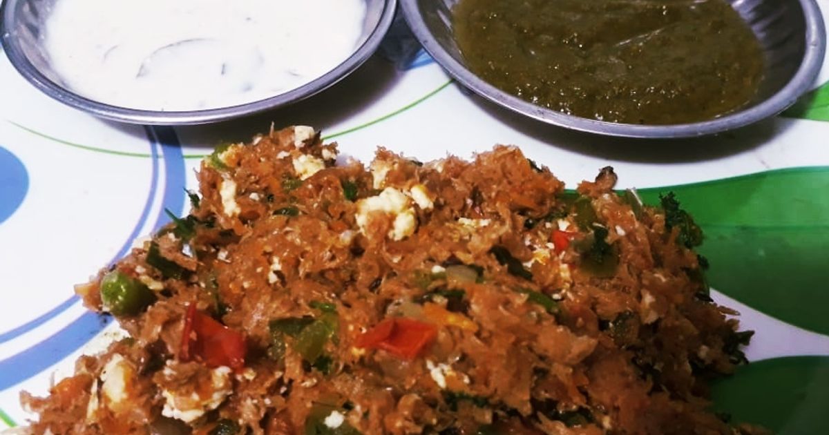 ब्रेड साइड विथ न्यूट्रिला कीमा (Bread Side With Nutrela Keema Recipe In ...