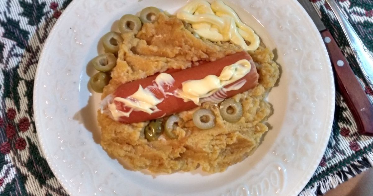 Chorizo Alemán Con Puré De Papas Al Huevo Receta de Memo de Vernazza