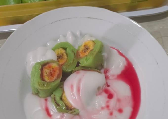 Resep Pisang ijo Makassar oleh IdhanyArsal kitchen Mus'idah - Cookpad