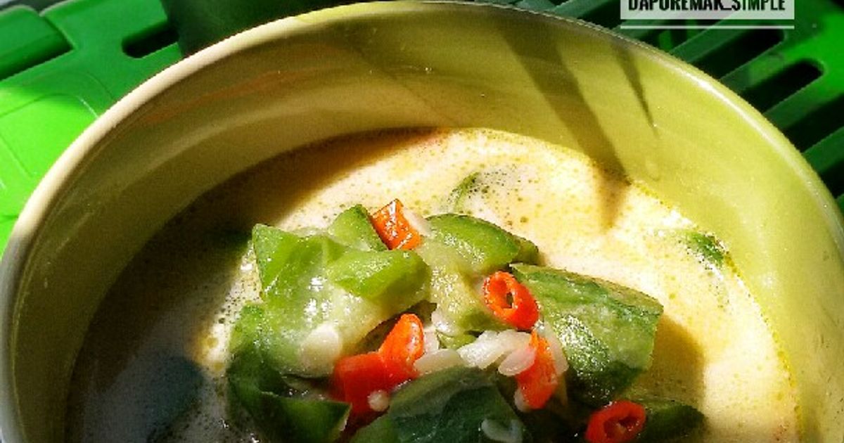Resep oyong masak santan pedas rumahan enak dan mudah - Cookpad