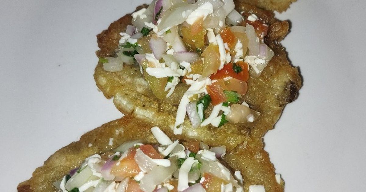 Patacones Con Pico De Gallo Y Queso ⚡ Receta de Luis Tovar⚡🇨🇴- Cookpad