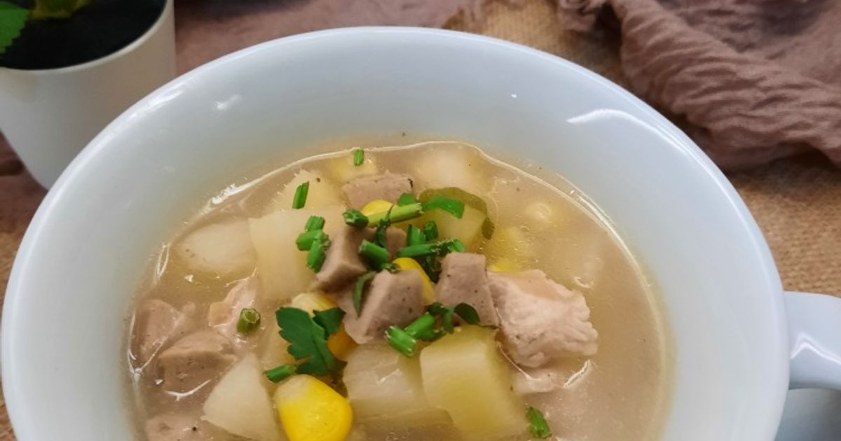 Resep Sup Singkong Ayam Jagung oleh Idha Midayanthi - Cookpad