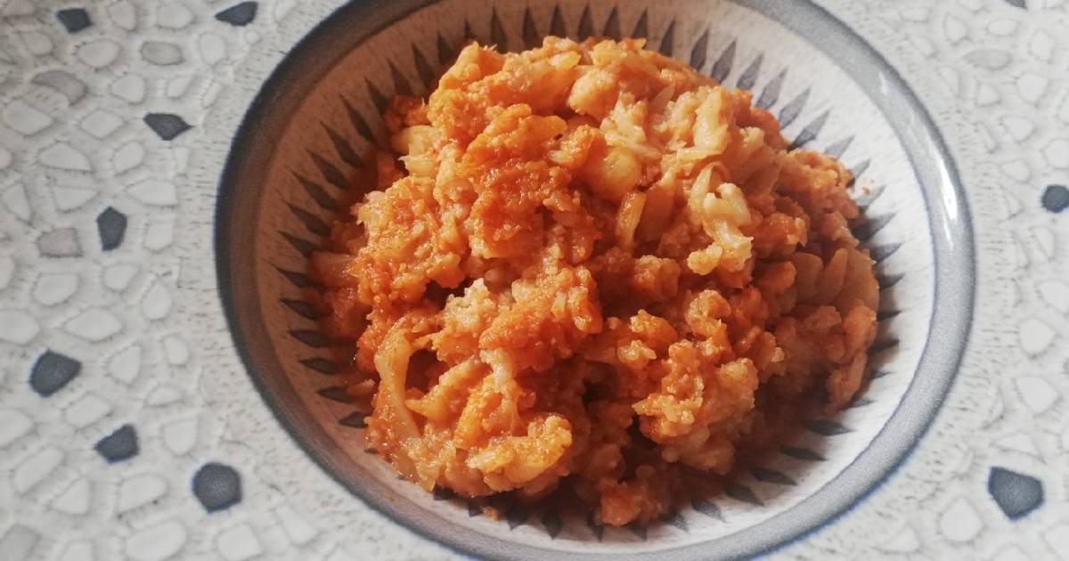 Coliflor guisada con jengibre y pimentón Receta de María José MR 👨‍👩‍👧 ...