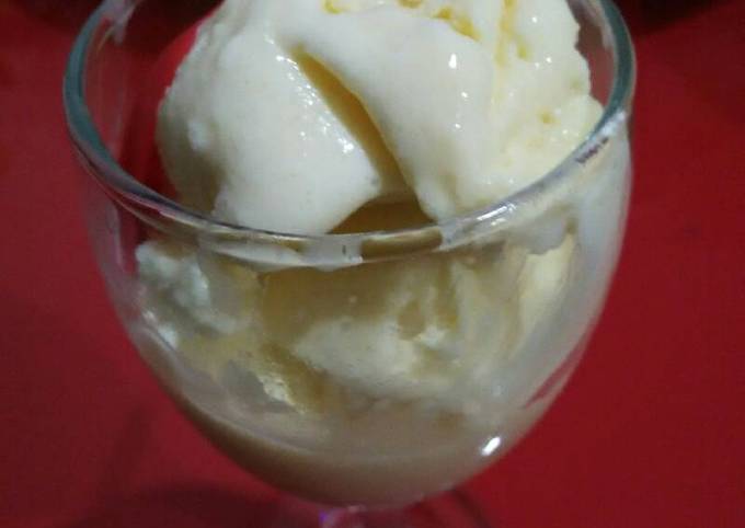 Resep Es cream rasa durian oleh maria crishtabella - Cookpad