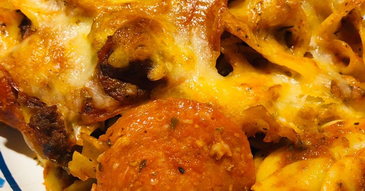 Pizza Noodle 🍕 Bake Recipe by Crock Pot Girl 🤡