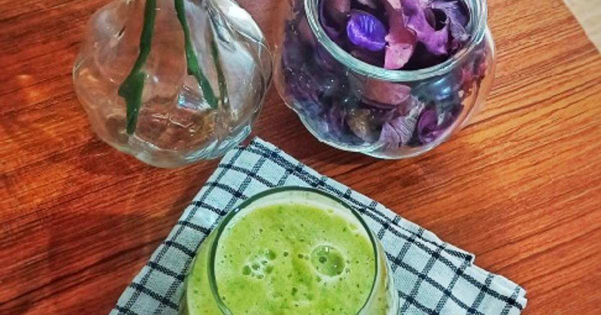 Resep Green Smoothies (timun + apel manalagi) oleh Ola Aulya - Cookpad