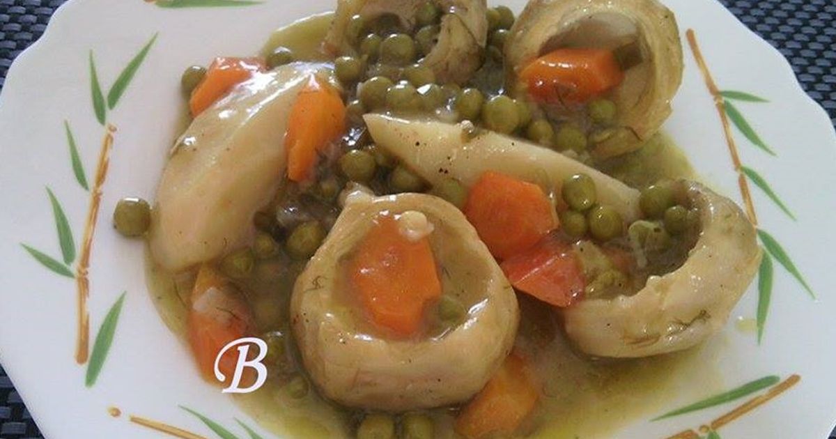 Αγκινάρες αλα πολίτα με αρακά Συνταγή από τον/την vasiliki ver - Cookpad