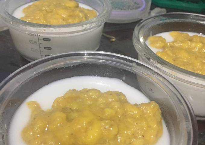 Resep Bubur sum-sum selai pisang oleh Chika - Cookpad
