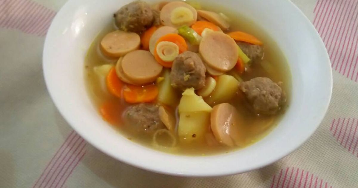 Resep Sup Baso Sosis oleh Andry - Cookpad