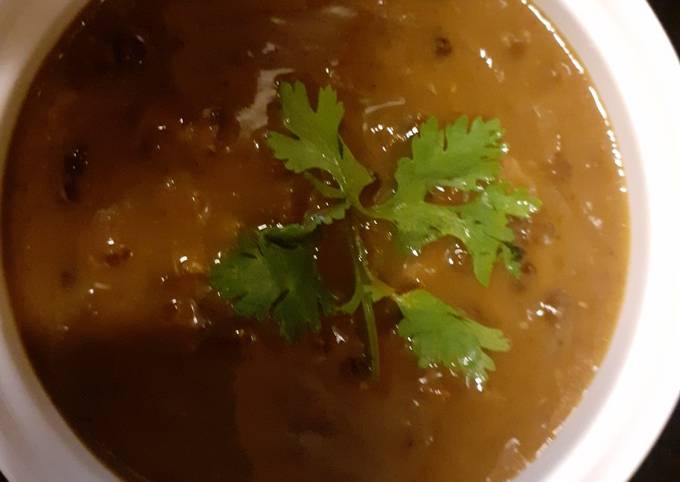 Punjabi Kaali Dal Recipe by swarn chaudhri - Cookpad