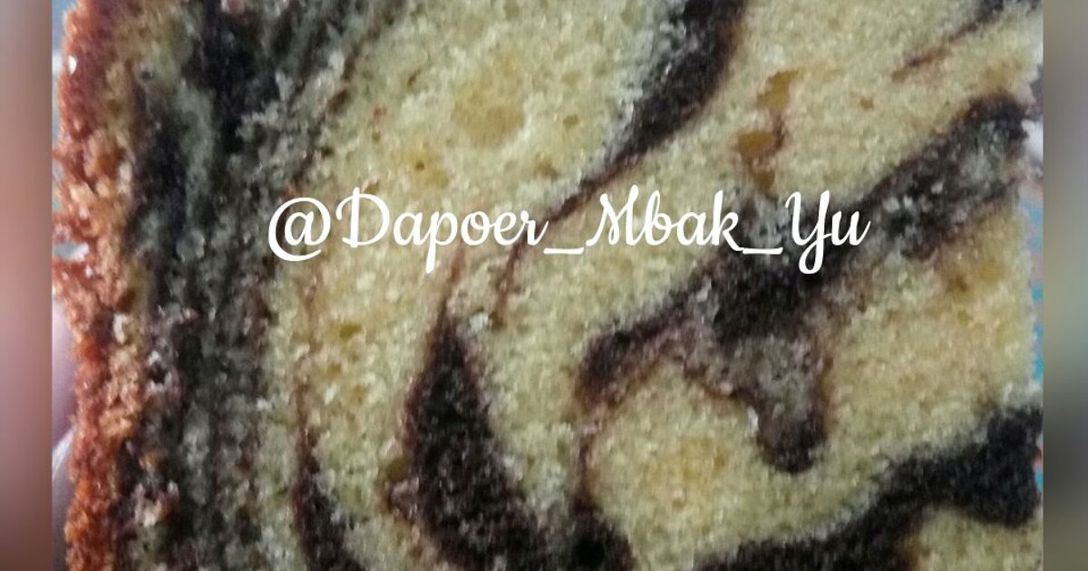 Resep Marmer Cake (Bolu Macan) oleh Dapoer Mbak Yu - Cookpad