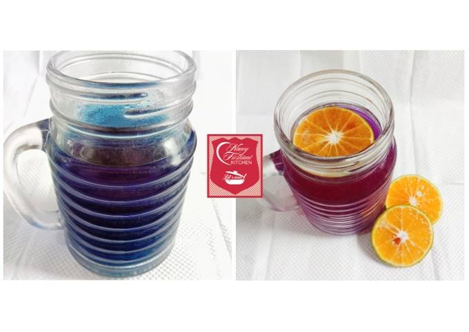 Resep Teh Bunga Telang oleh Nancy Firstiant's Kitchen - Cookpad
