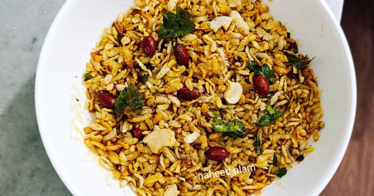 Poha Namkeen Recipe by Naheed Alam - Cookpad