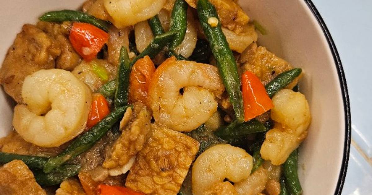 Resep Udang Tempe Tauco oleh kurnimarifa - Cookpad