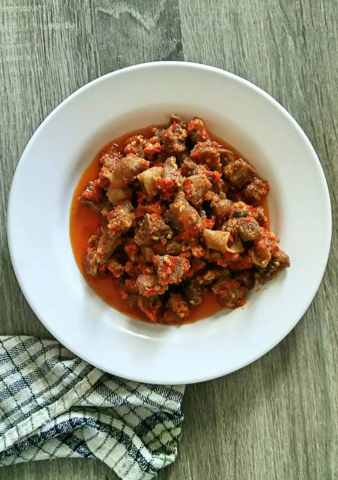 Resep Sambal Goreng Daging Khas Cirebon oleh Rezita May - Cookpad