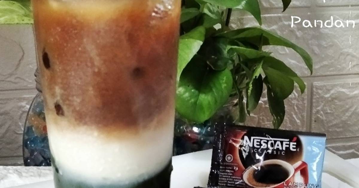 Resep *Es Kopi Pandan* oleh ati dewanthi - Cookpad
